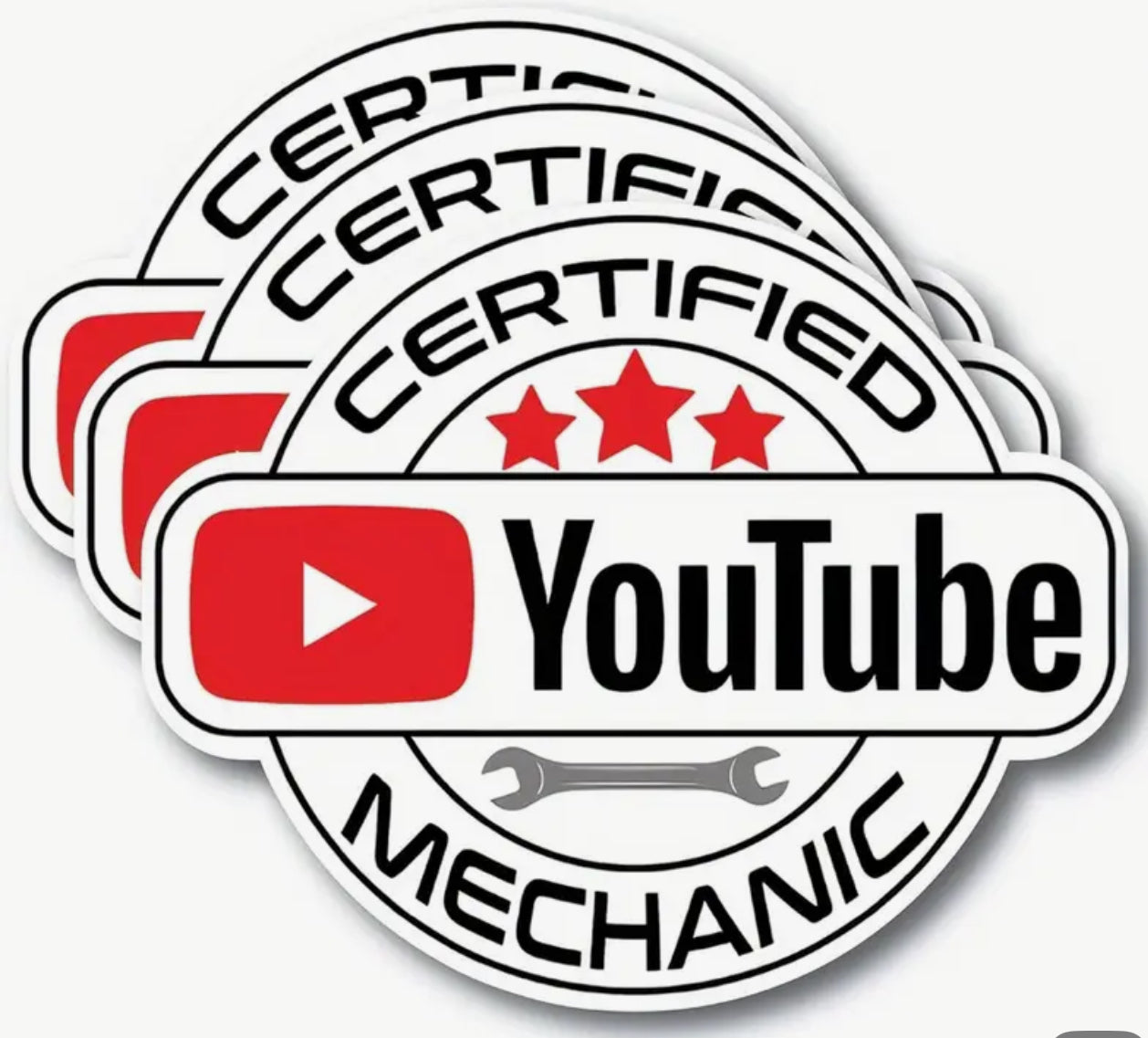 YouTube mechanic decal – FakeWrenching.com